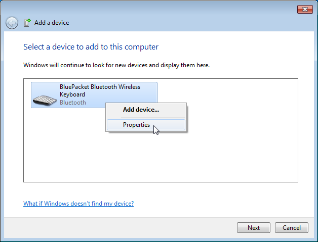 Bluetooth keyboard pairing without code entry | Wayne and Layne